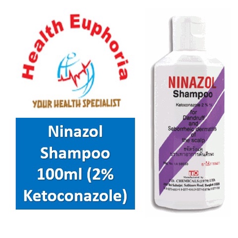 Ninazol Shampoo (Ketoconazole 2%) Shampoo 100mL | Shopee Singapore