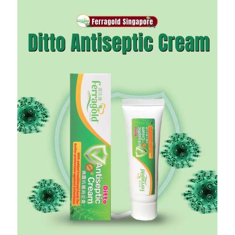 Ferragold Ditto Antiseptic Cream | 15g | Shopee Singapore