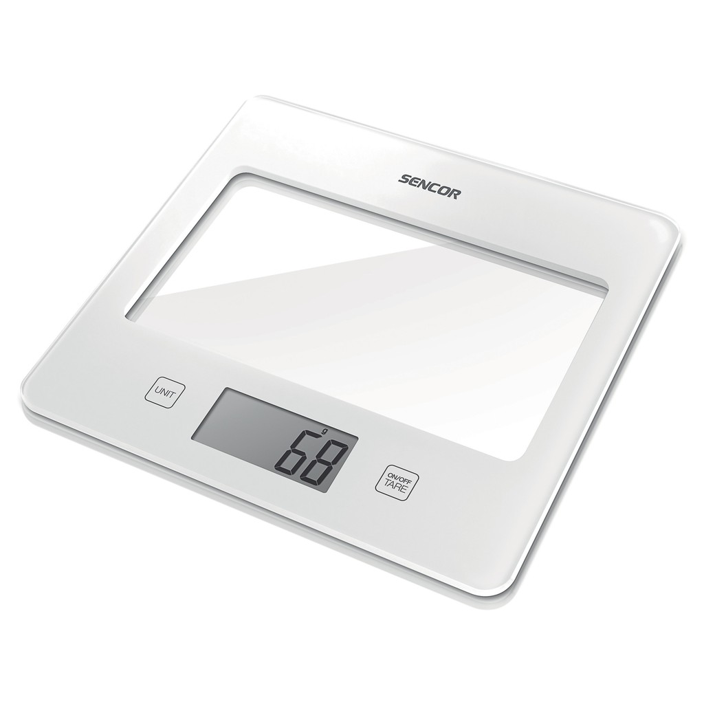 Sencor Kitchen Scale 16mm Large LCD Display (55x25mm) | Glass Surface ...