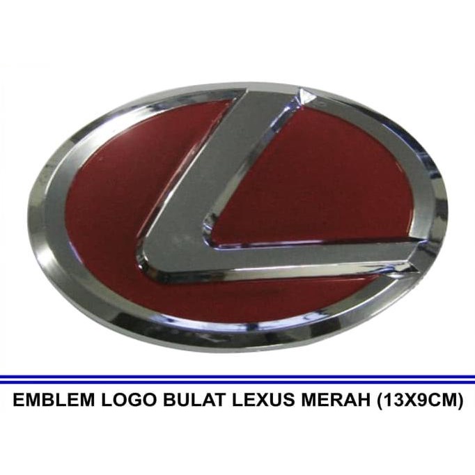 Agya Ayla Red Lexus Logo Grille Emblem (13X9Cm) | Shopee Singapore