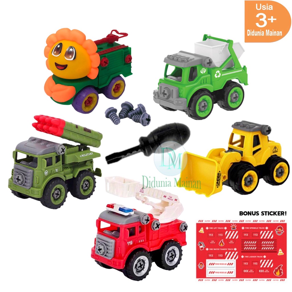 Children's Toy Car Toy Car Vehicle Military Construction truck ...