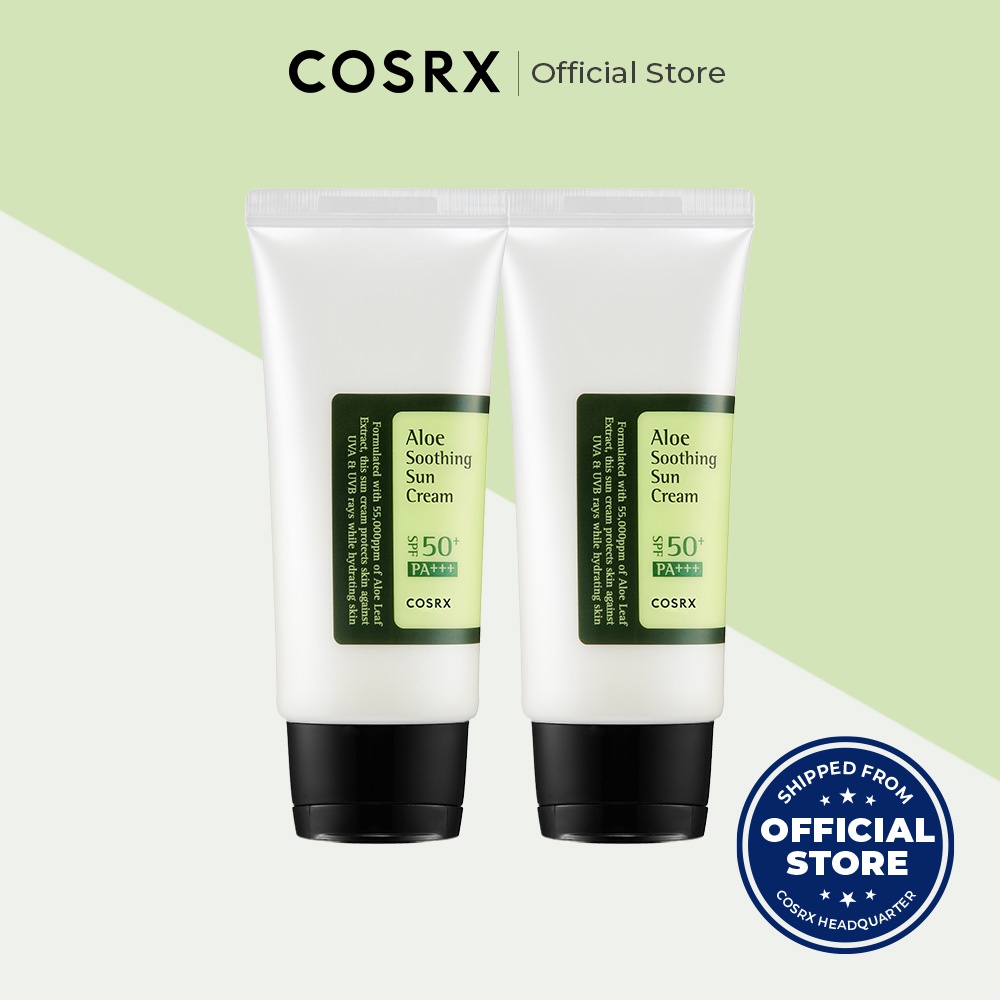 [COSRX OFFICIAL] [Bundle of 2 & 3] Aloe Soothing Sunscreen SPF 50 PA ...