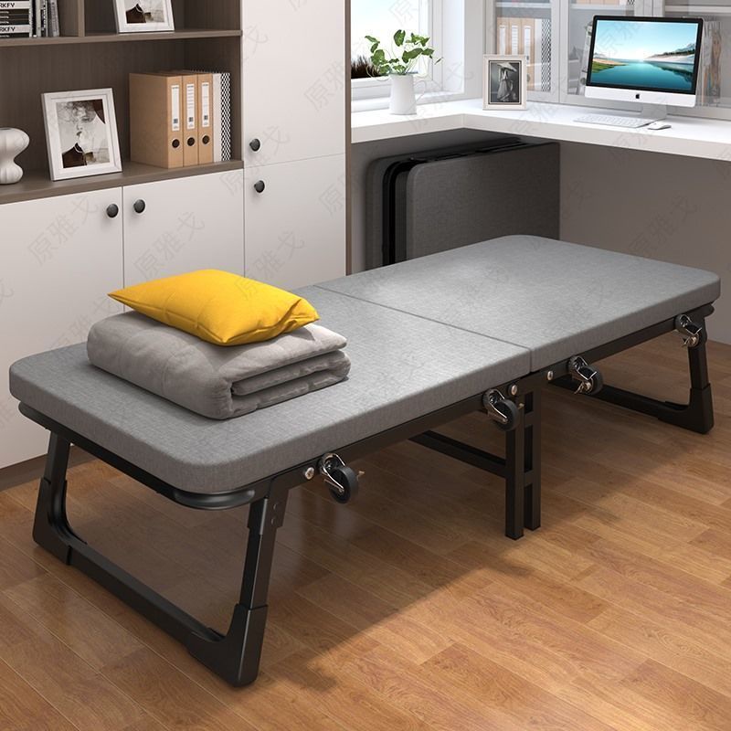 Foldable bed single bed office lunch break nap artifact simple bed ...
