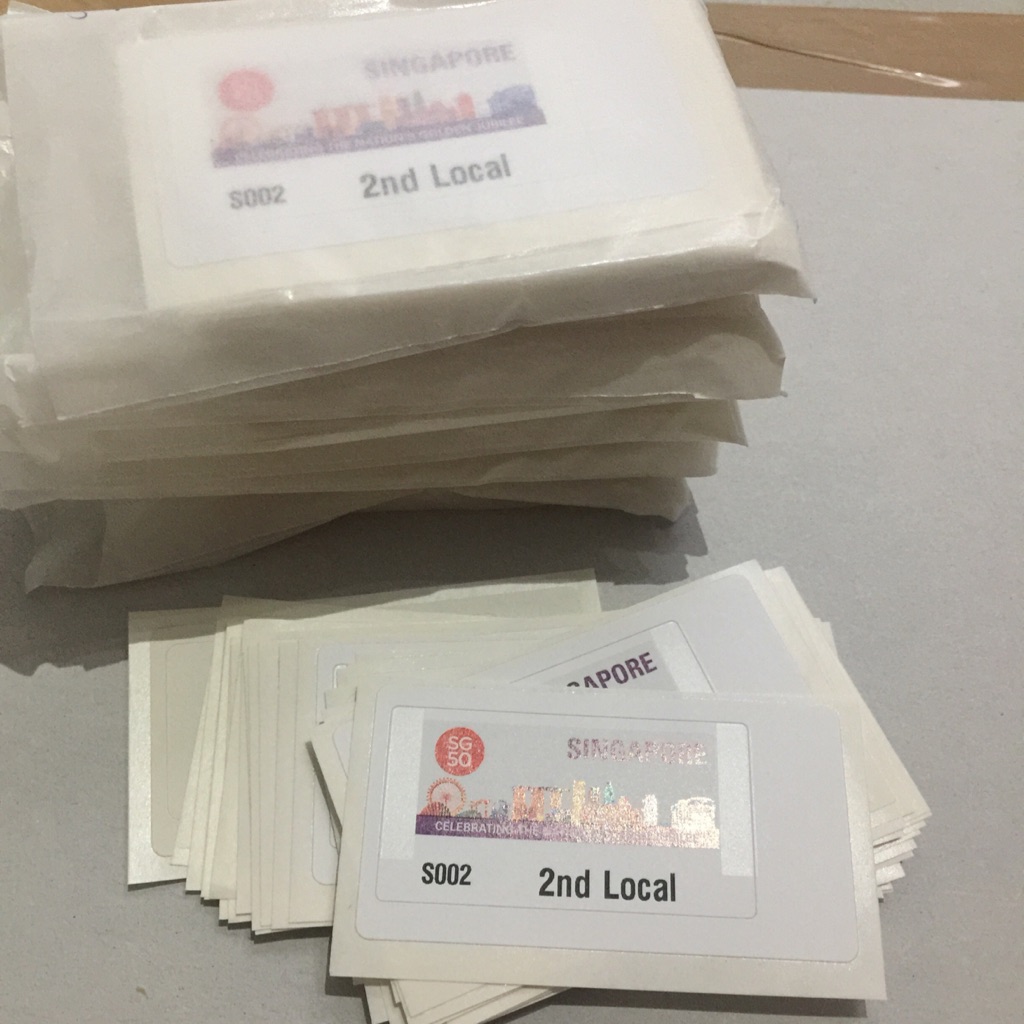 Singapore 2nd Local Postage Labels selling at 0% discount | Shopee ...