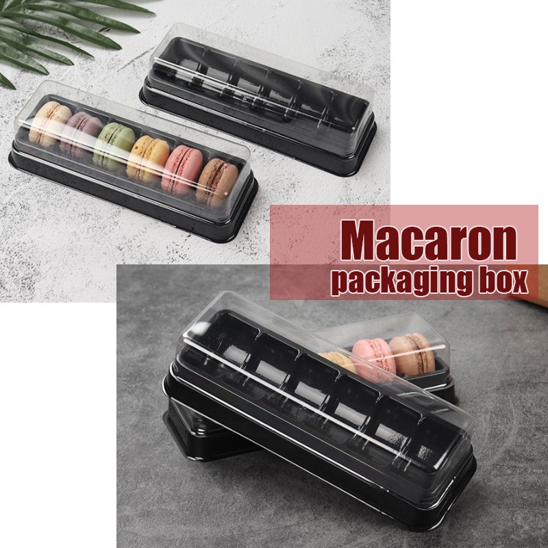 10pcs Macaron box packaging container packing box for 6 macarons ...
