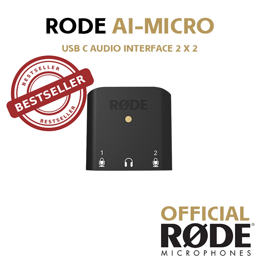 Rode AI-Micro AI Micro Compact USB Type-C Audio Interface | Shopee ...