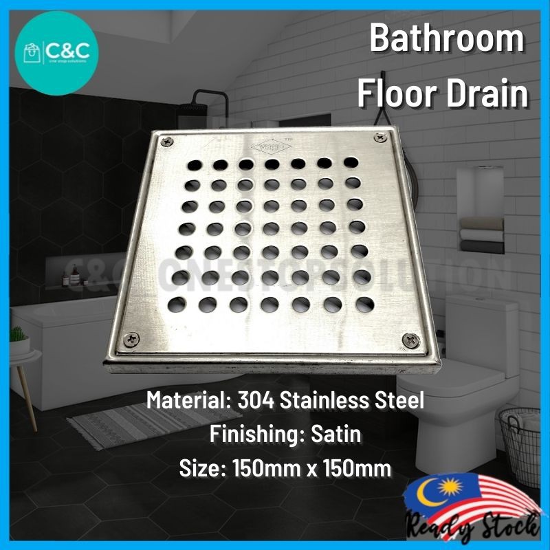 Vago Stainless Steel Floor Grating Bathroom Grates Floor Drain Anti ...