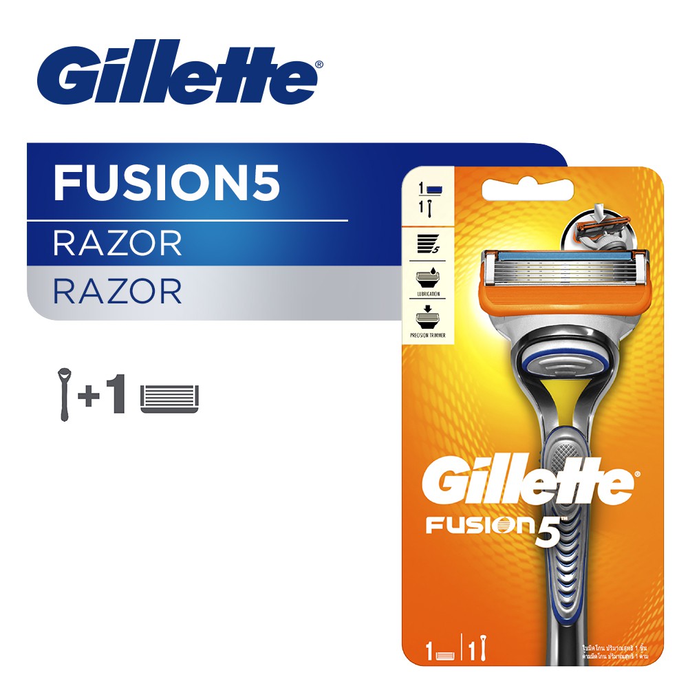 Gillette Fusion Fusion5 Razor ( 1 Razor + 1 Blade ) | Shopee Singapore