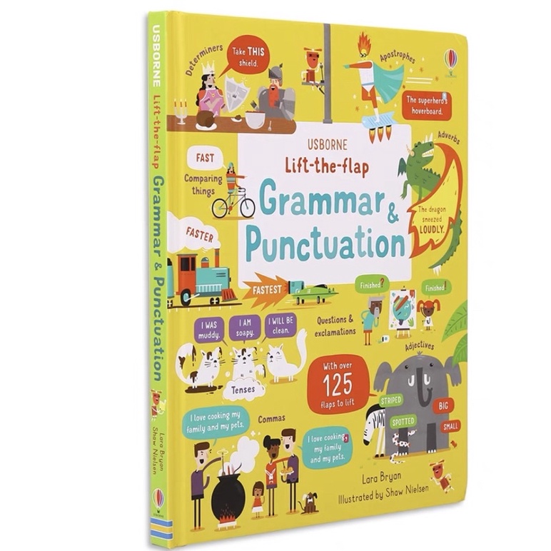 Usborne Grammar & Punctuation (slight defect book spine ) | Shopee ...
