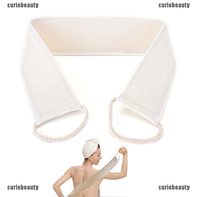 [*sg*] Exfoliating Loofah Back Strap Bath Shower Body Sponge Loofa Body ...