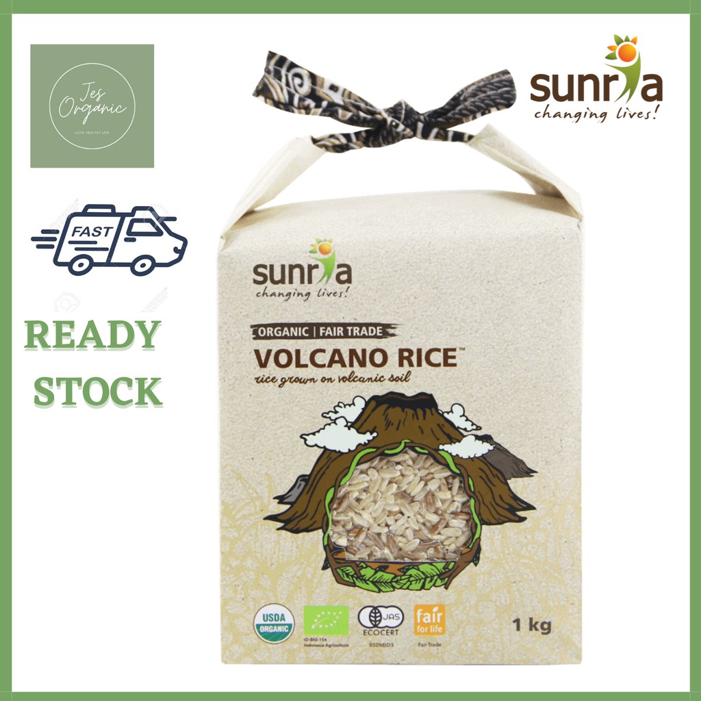 SUNRIA Volcano Organic Rice 1kg | Shopee Singapore