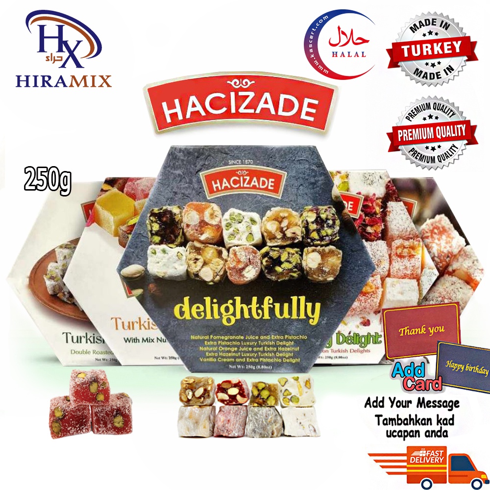 Delights Lokum Manisan Lazat Dari Turki | Sweets (16 variants) 250g ...