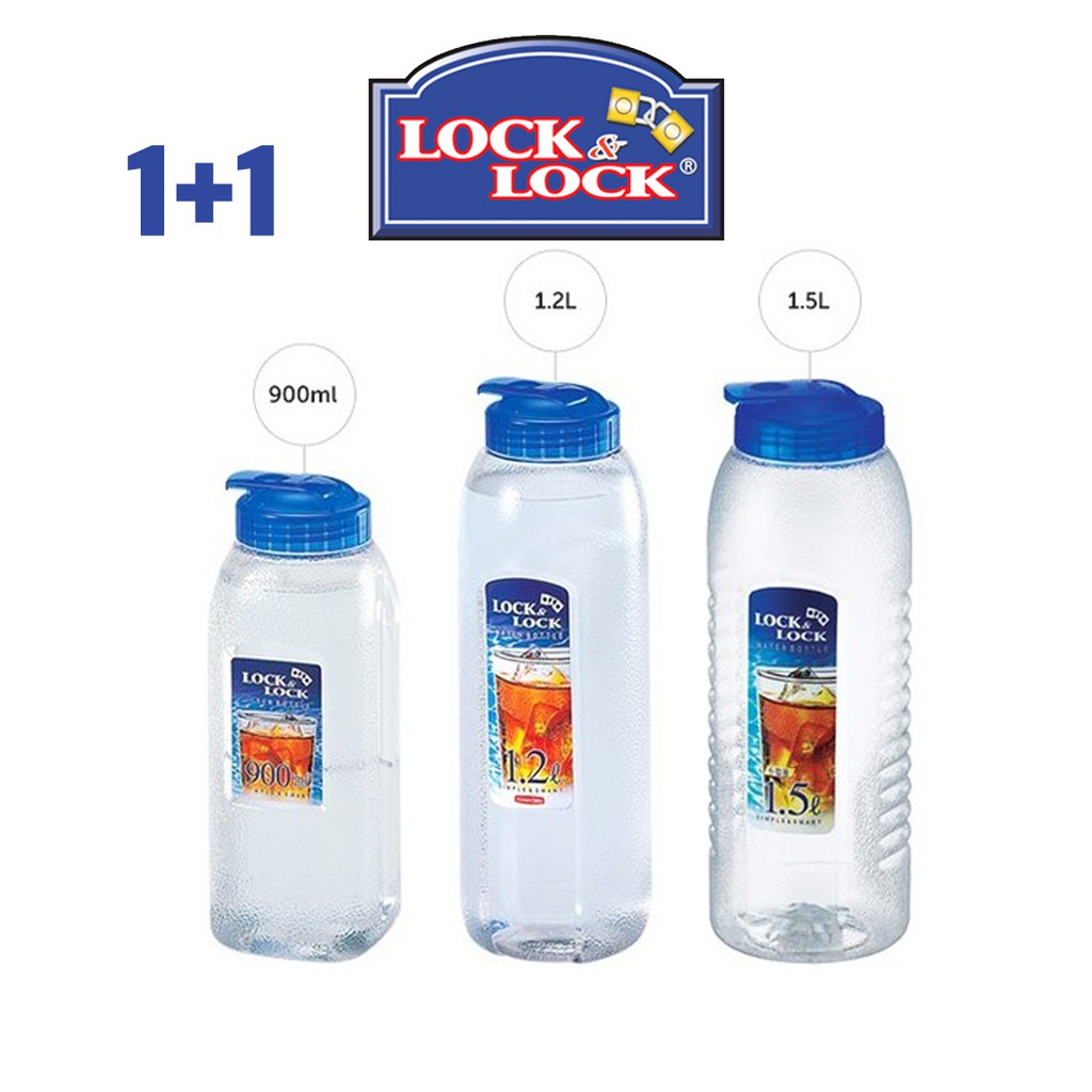 LocknLock Aqua Water Bottle 900ML/ 1.2L/ 1.5L(HAP-728, 730, 731)1+1 ...