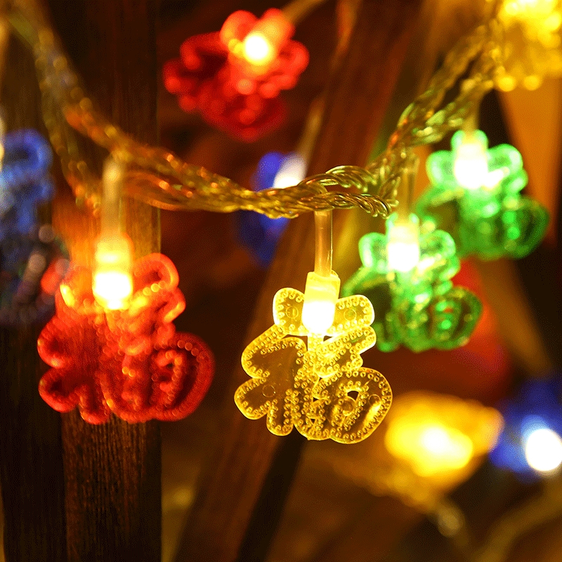 CNY 2025 3/6/10m LED Creative Light String Red Lanterns String Lights ...