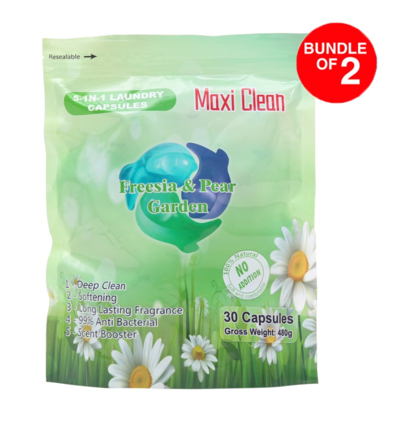 [Maxi Clean] 60/100 pods - Laundry Detergent Capsule / 4 Types ...