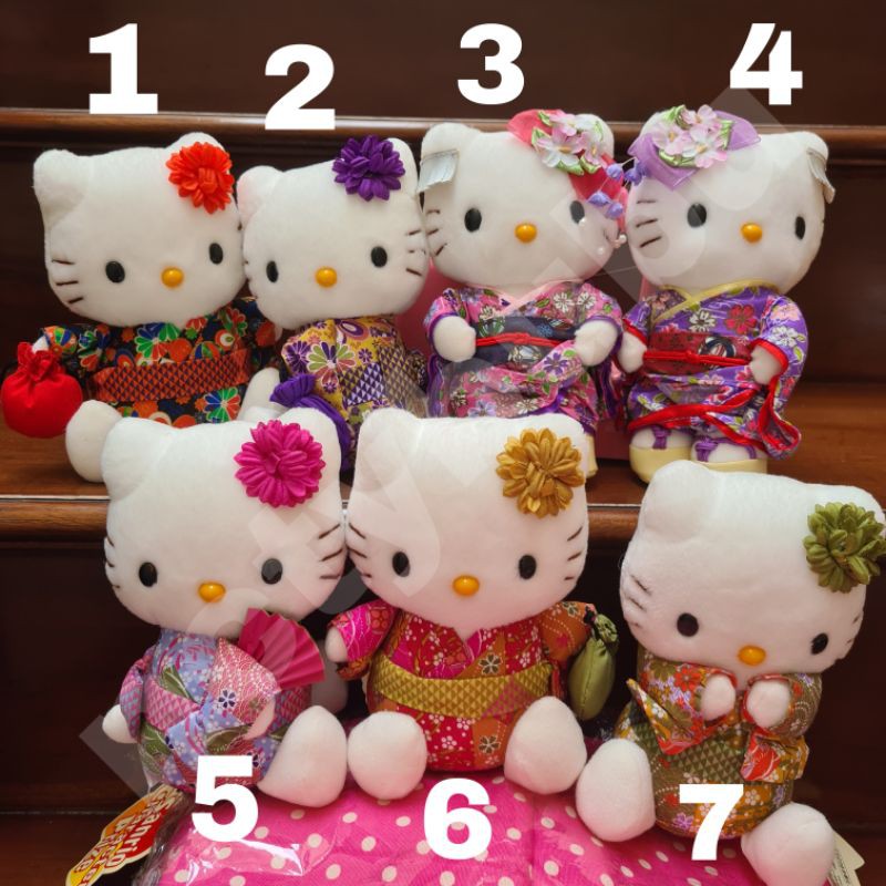 Hello Kitty Sanrio Japan Traditional Kimono Plush Doll Set | Shopee ...