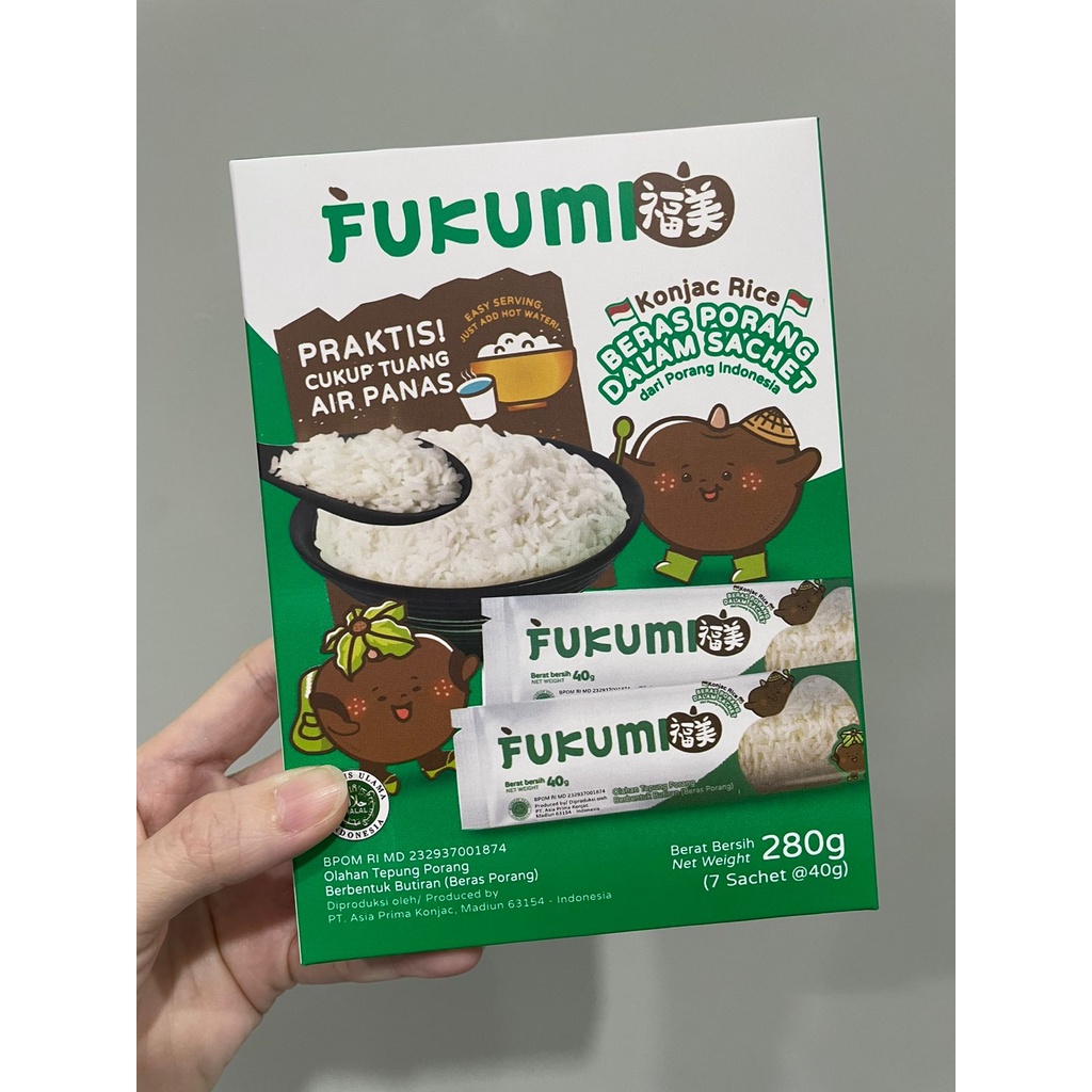 Fukumi KONJAC RICE BOX (7 Sachets) | Shopee Singapore