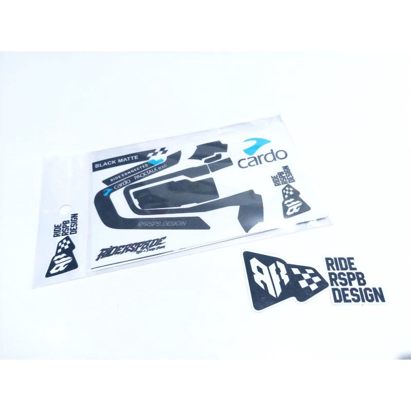 Black MATTE - GARSKIN DECAL SKIN COVER CARDO PACKTALK BOLD STICKER ...