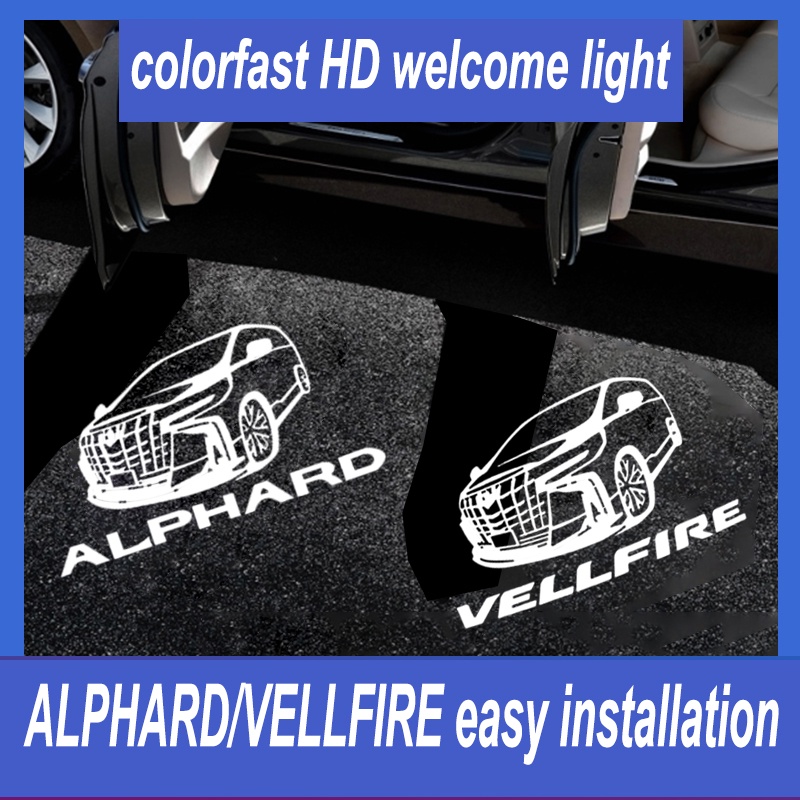 2Pcs Toyota ELFA / wilfa Alphard / Vellfire 30 series door welcome lamp ...