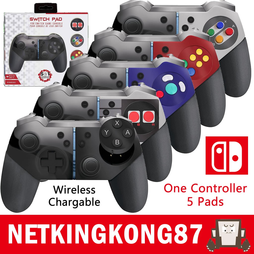 Emio Pad 5 In1 Wireless Controller Manette for Nintendo Switch | Shopee ...