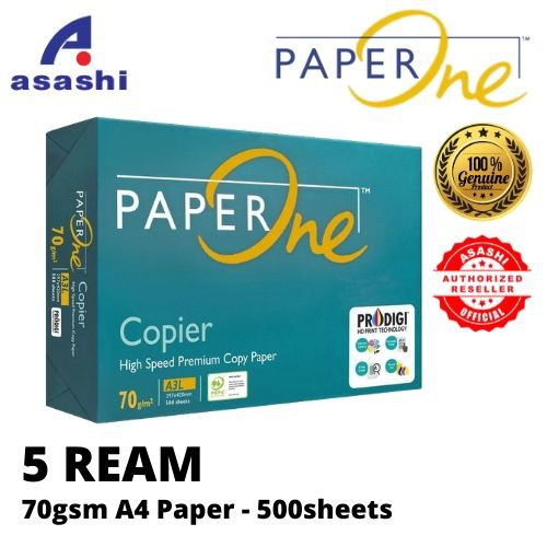 PaperOne / Paper One Copier (Green) 75gsm A4 Paper - 500sheets (5 ream) | Shopee Singapore