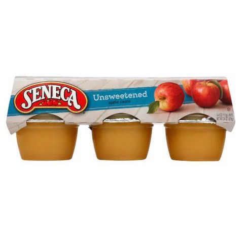 Seneca Unsweetened Apple Sauce 113g x 6 (678g) | Shopee Singapore