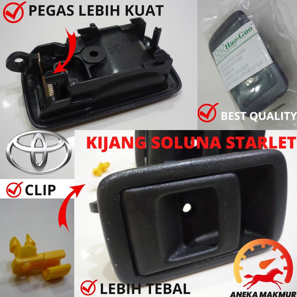 DOOR HANDLE IN TOYOTA SOLUNA KIJANG STARLET CAPSULE INSIDE HANDLE ...