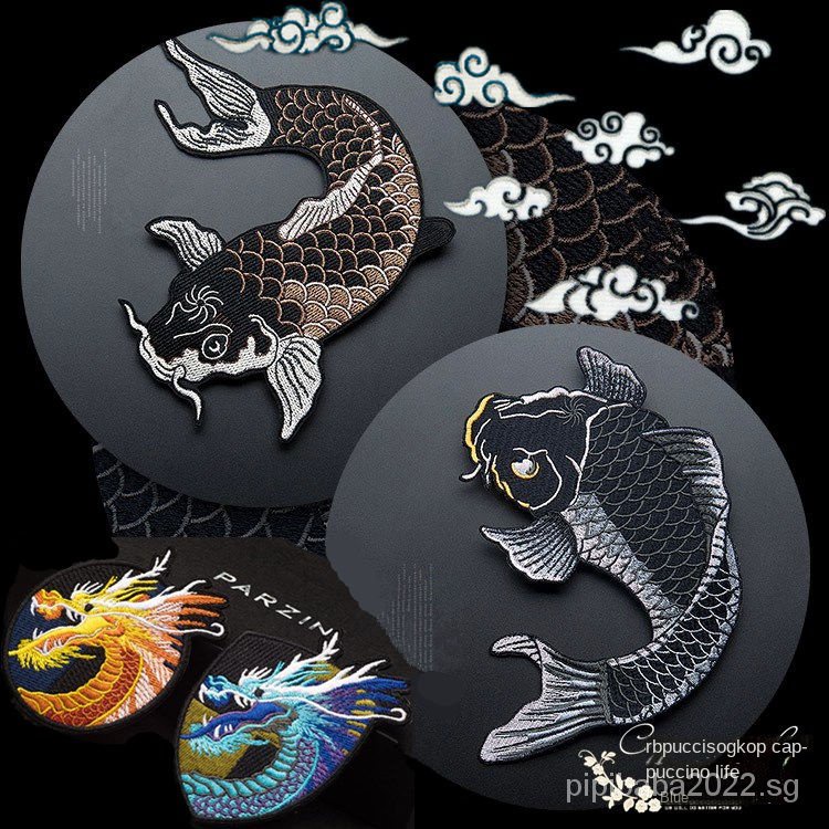 【COD】Embroidery Patch Iron Patch Badges Sew Applique Diy Badges Patches ...