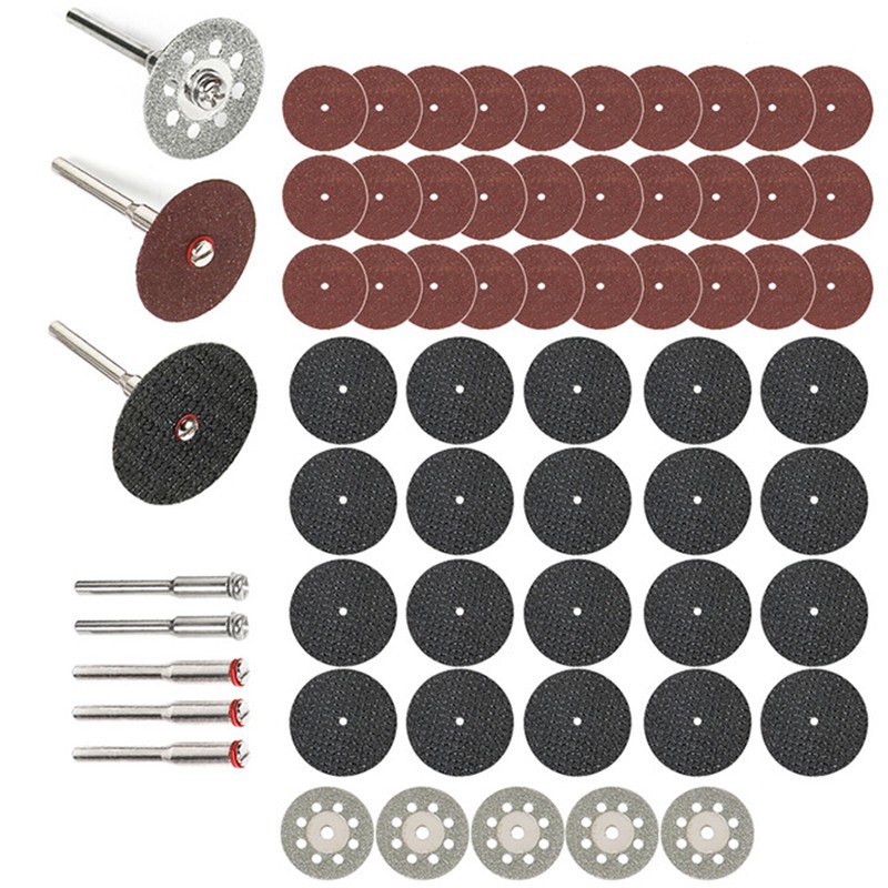 FSFO_60Pcs Diamond Cutting Disc Sanding Wheel Saw Cutter Rotary Tool ...