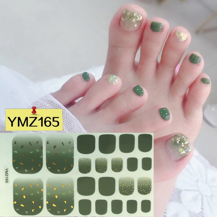 22PCS/SET Korean Cartoon Toes Sticker Tearable Korean Stickers Nail ...