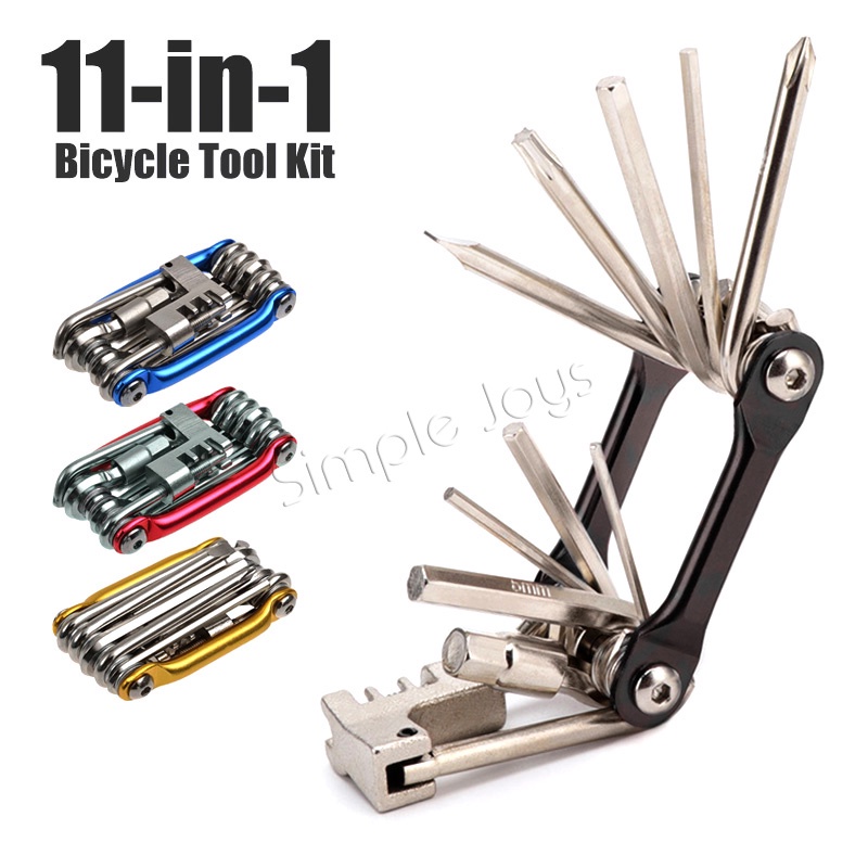 11-in-1 Bicycle Tool Kit Set For Repair Multi-function Bike Cycling Multitool | Shopee Singapore