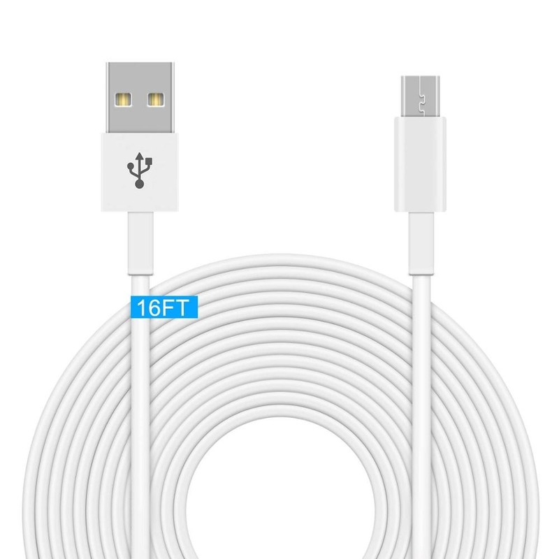 Extra Long Micro USB Cable 3M 5M 10M for IP Camera | Shopee Singapore