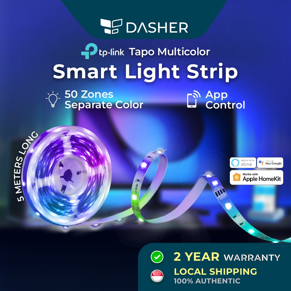 TP-Link Tapo Multicolor Smart Light Strip L900-5 / L920-5 / L930-5 App ...