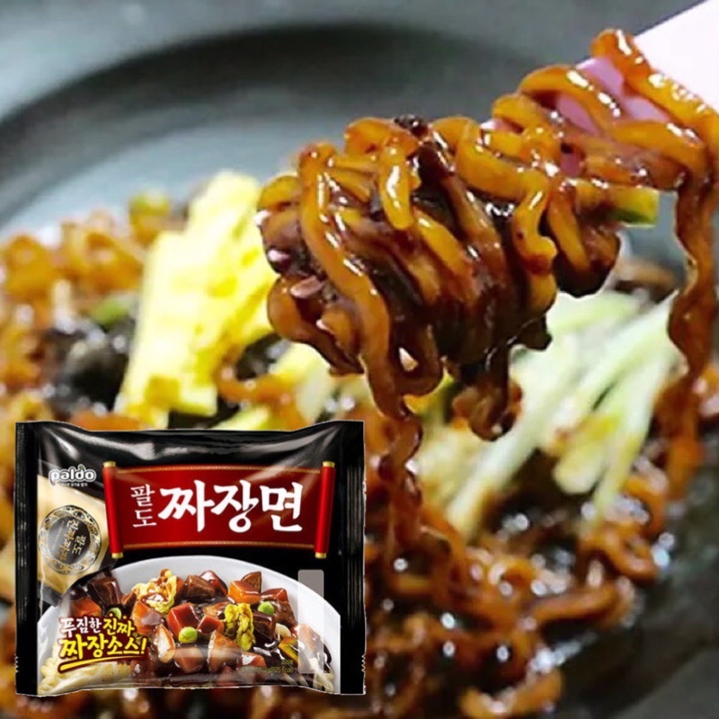 [Cat Sisters] Korean Paldo Golden Fried Sauce Noodles Eight-Dao Instant ...