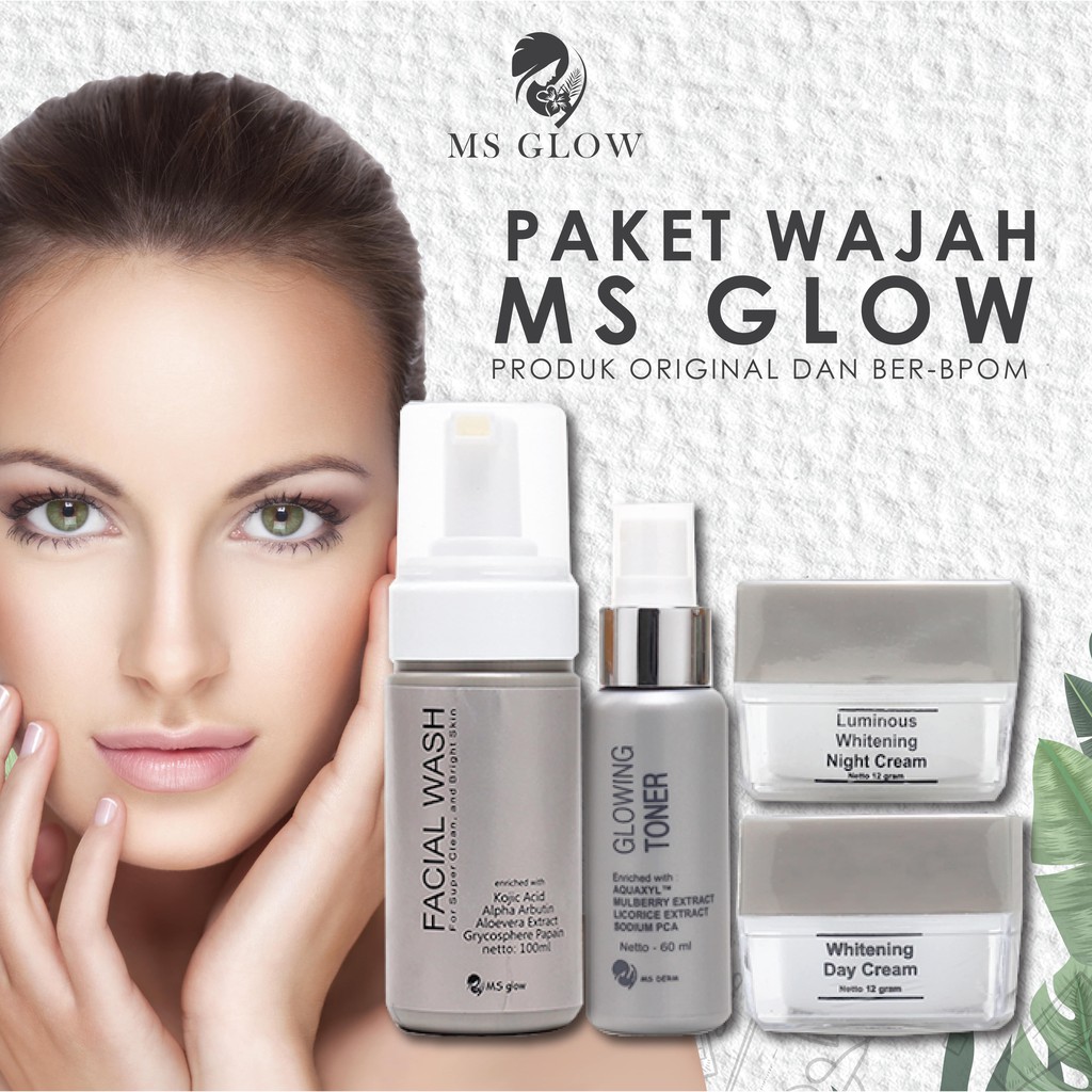 Ms Glow Face Whitening /Acne/Ultimate/Luminous Series Package | Shopee ...