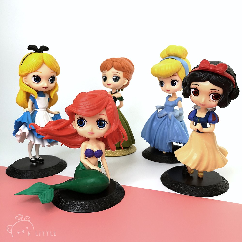 Princess Cake Topper Birthday Decoration Anna Elsa Alice Snow White ...