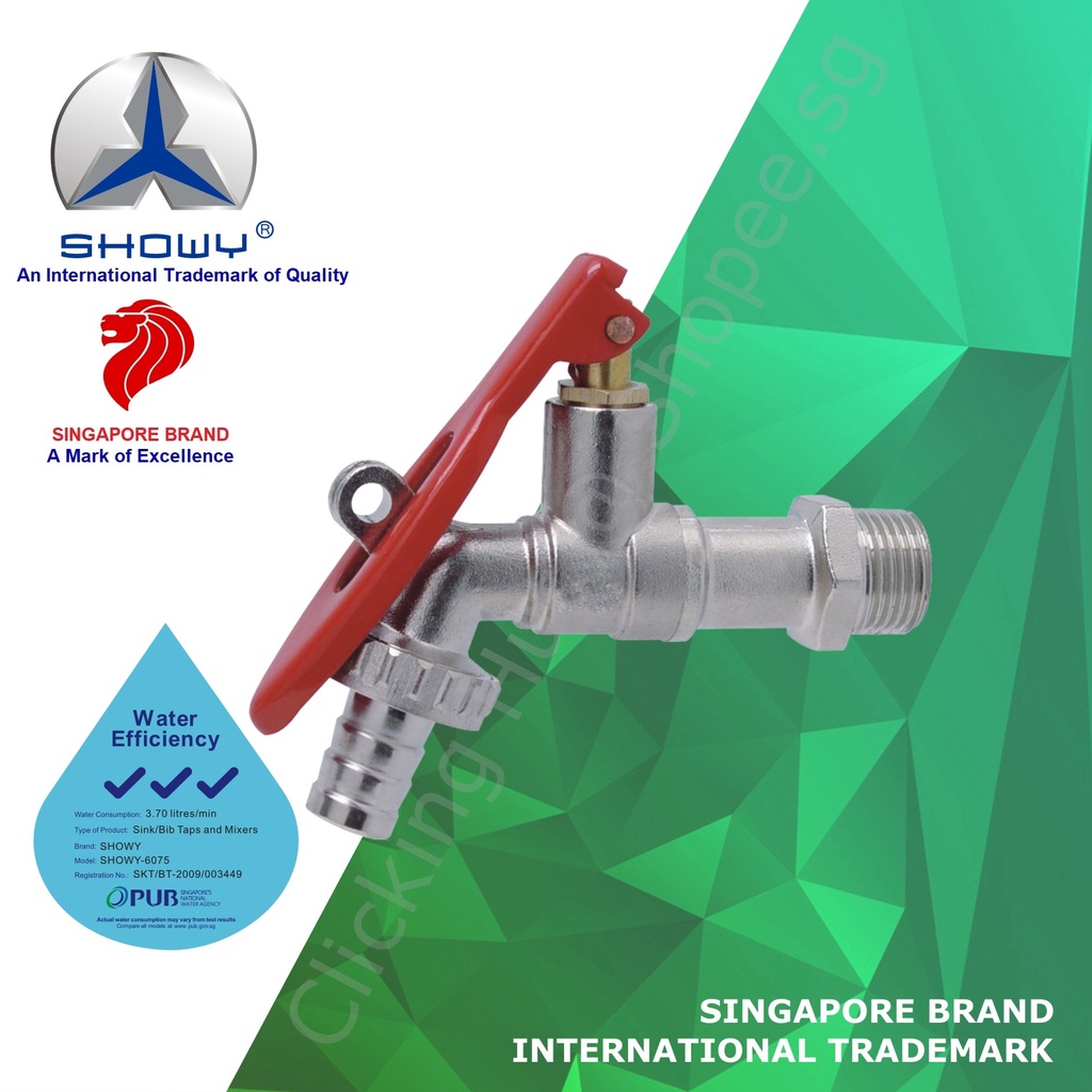 [SG LOCAL SELLER] SHOWY 1/2” Garden Tap With Lock Device / Washing ...