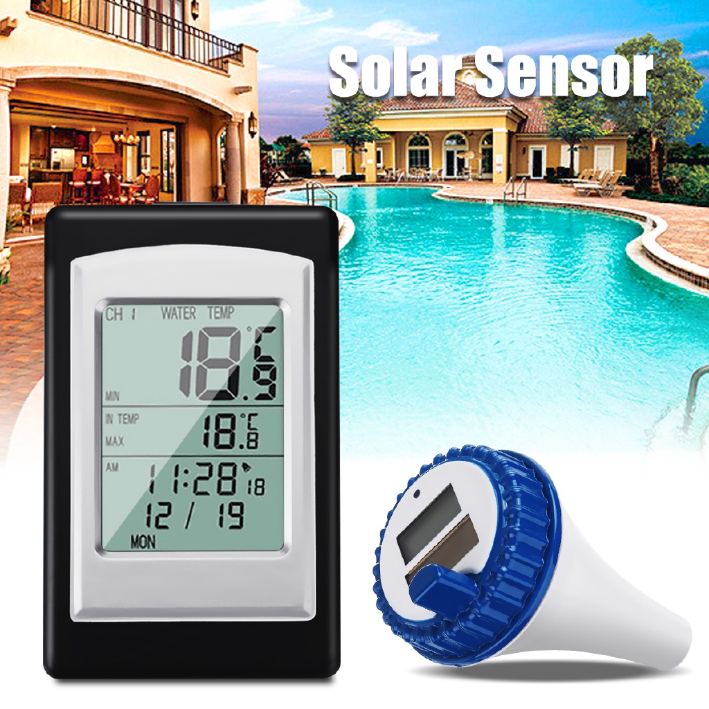 Professional Digital Wireless Swimming Pool Thermometer SPA Floating ...