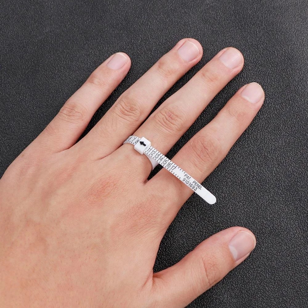 Finger Ring Sizer Ruler Ring Size Measuring Tool Ring Sizer Circle ...