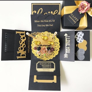 Happy Anniversary Explosion box card | Shopee Singapore