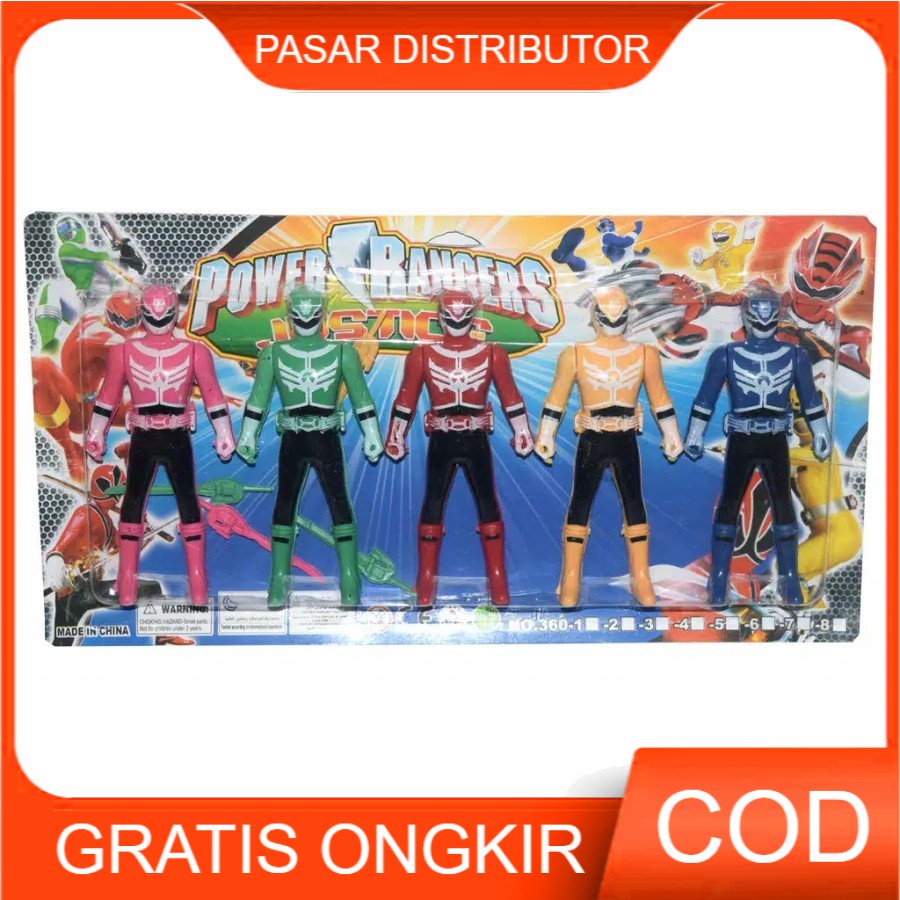 5-pack MINI Power Rangers Robot Toys - Power Rangers Toys - Kids Toys ...