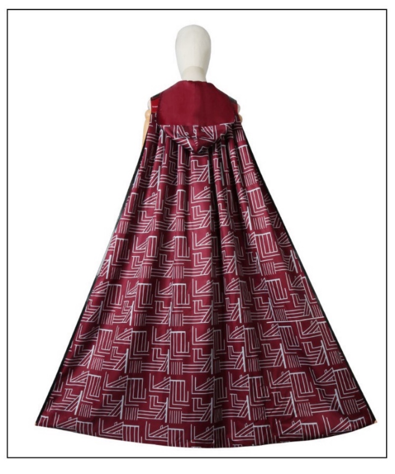 Female Wanda Maximoff Cosplay Costume Scarlet Witch Headwear Cloak and ...