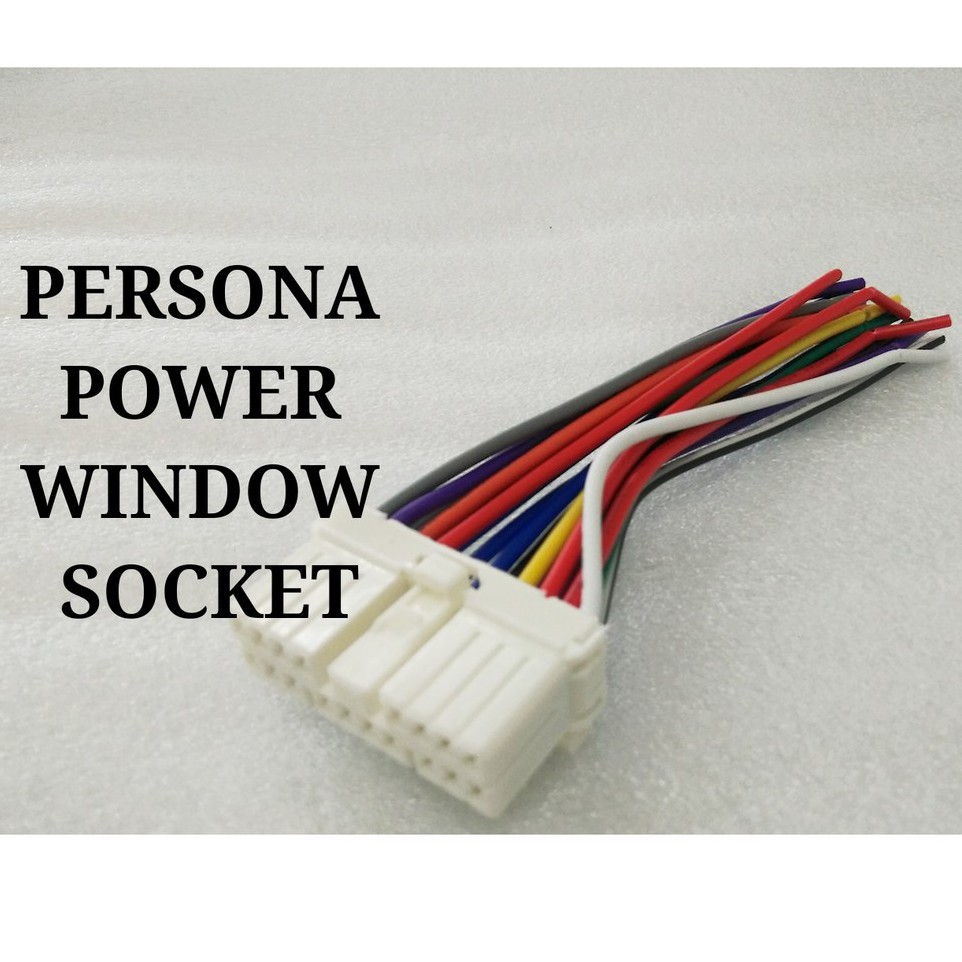 Proton Persona Exora Power Window Main Switch Socket Connector (18pin ...