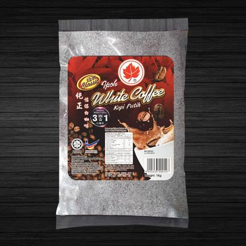 Red Leaf White Coffee 3 in 1 (Classic) - 1kg Loose Pack 纯正怡保红叶白咖啡 ...