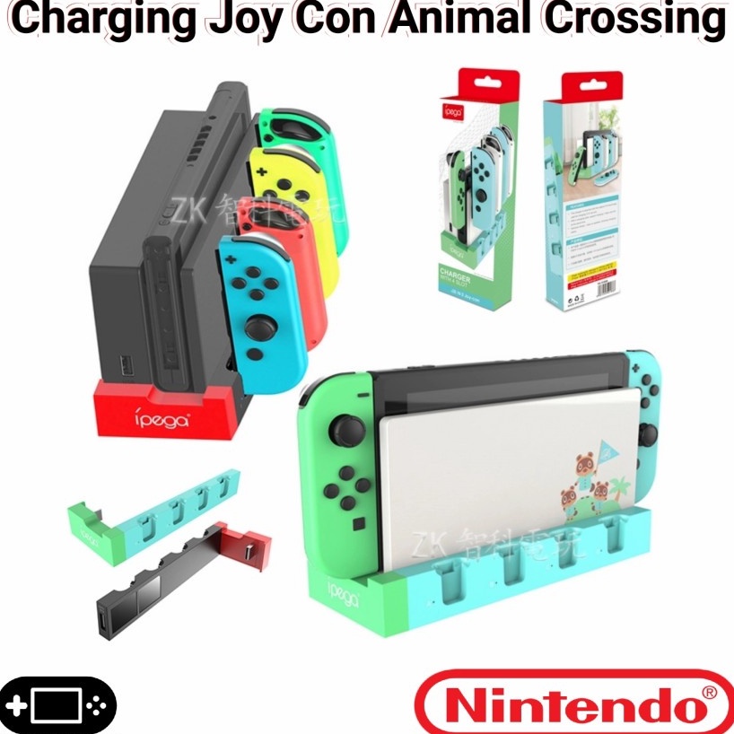 Animal Crossing Switch Pro Controller Gamepad Stick Joy Con Joycon OLED ...