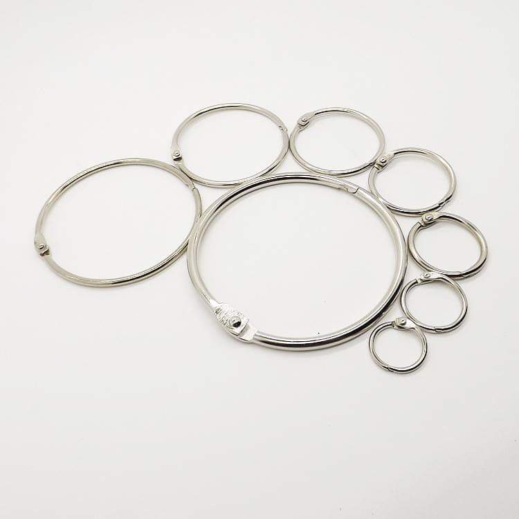 Stainless Steel Flashcard Circle Closed Book, Album, Diary - Cuff Hook ...