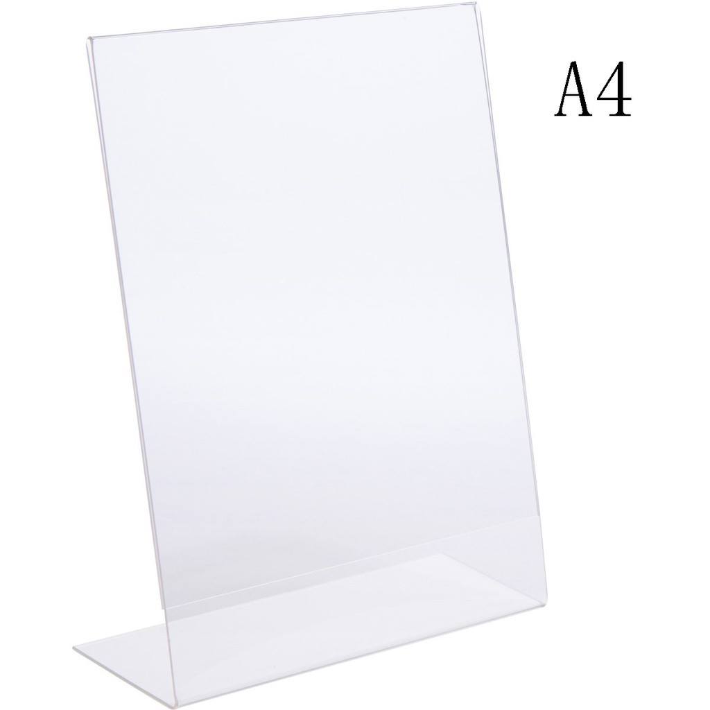 A4 L-Shape Display Stand - Portrait | Shopee Singapore
