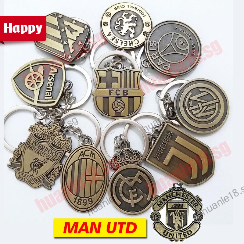 Man Utd Football Team Key Chains Football Souvenir Keychain Peripheral ...