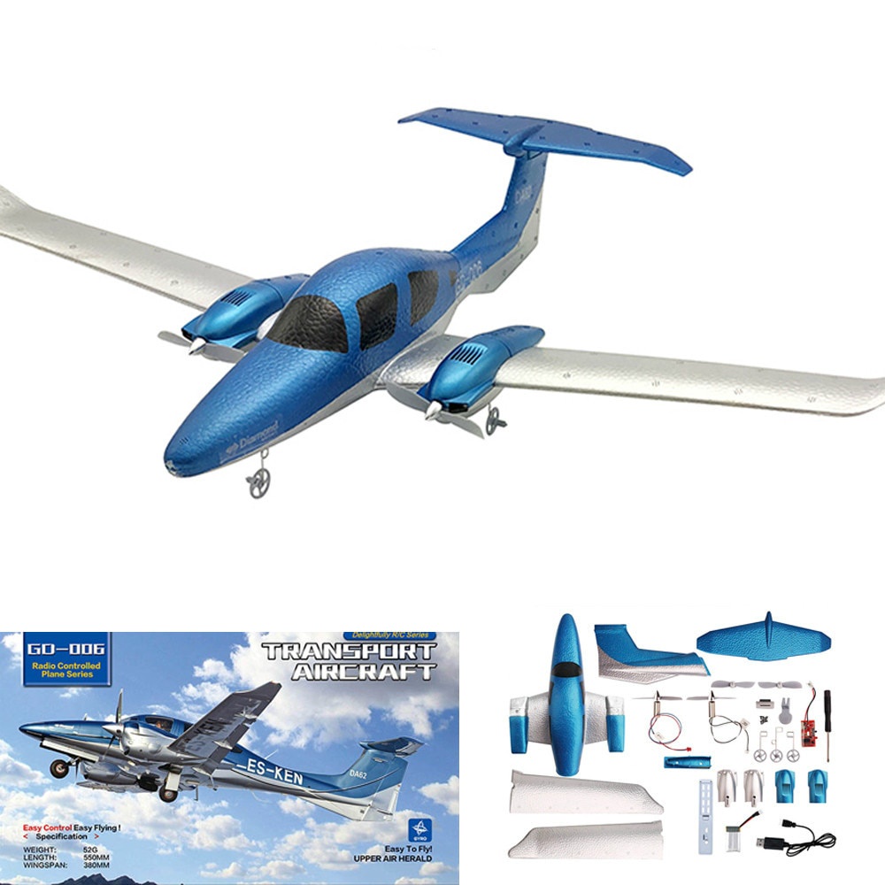 RC Airplane GD-006 2.4G 3-Axis Gyro EPP Plane 548mm Wingspan Remote ...