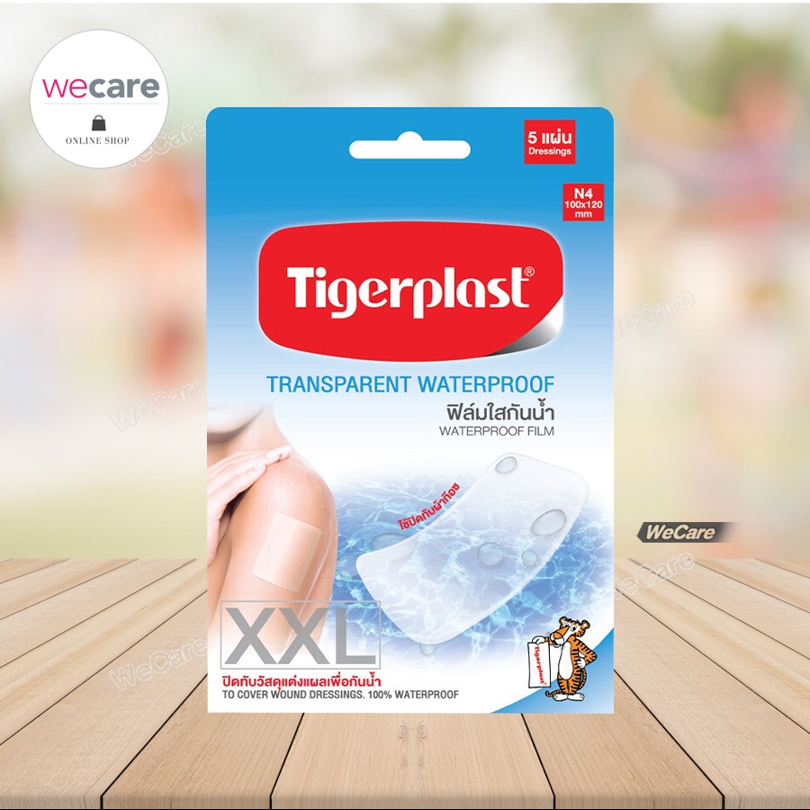 Tigerplast waterproof Adhesive Plaster Transparent Film (1 Box Contains ...